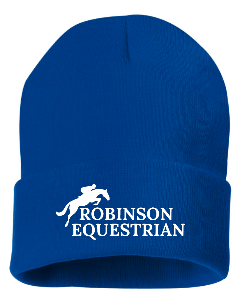 Robinson Equestrian - 12" Solid Cuffed Beanie – Forget Me Not Designs