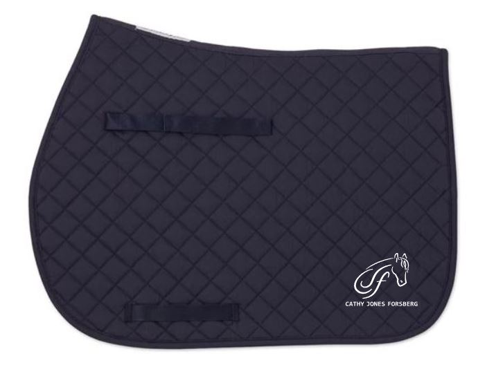 CJF - AP & Dressage Saddle Pads – Forget Me Not Designs